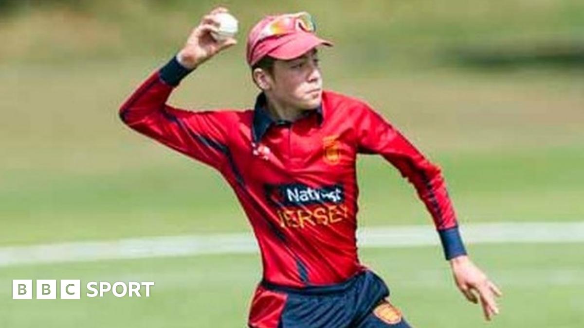 Harrison Carlyon: Jersey 15-year-old achieves international cricket ...