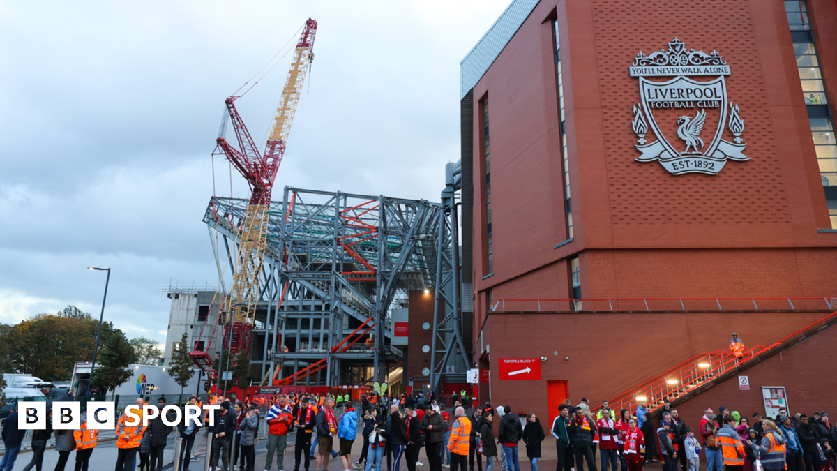 Liverpool: Anfield Road Stand expansion will not be ready for 2023-24 ...