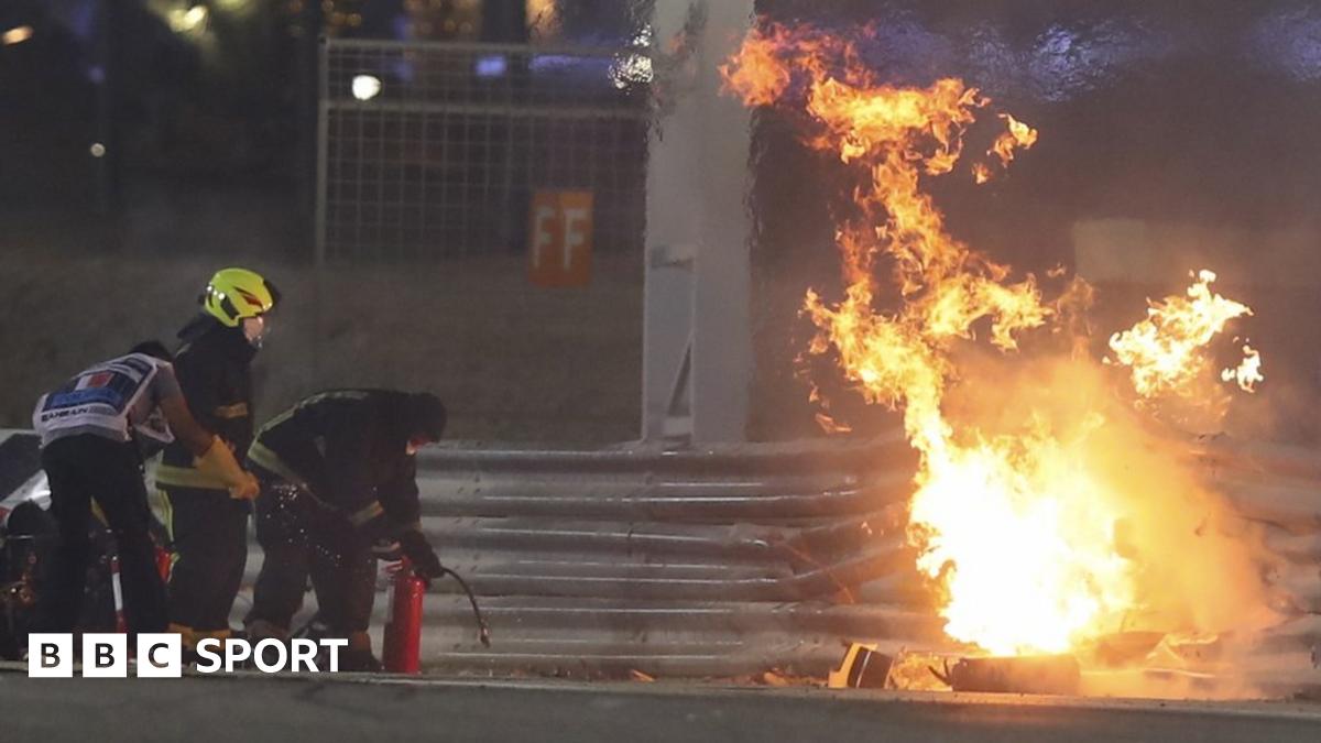 F1 Grosjean crash live: Bahrain Grand Prix latest - BBC Sport