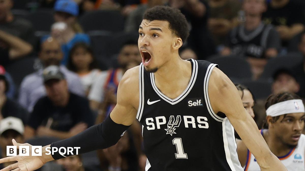 NBA: Victor Wembanyama scores career-high 40 points in San Antonio Spurs victory - BBC Sport