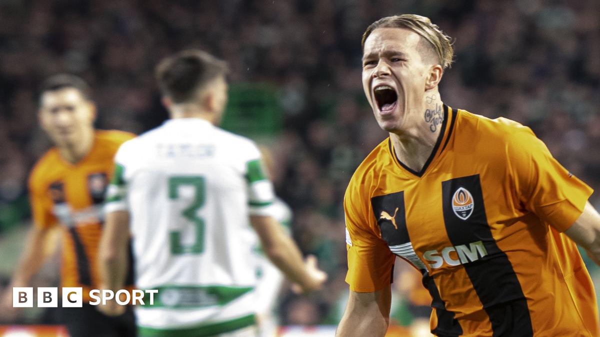 Celtic 1-1 Shakhtar Donetsk: Mykhaylo Mudryk stunner ends hosts ...