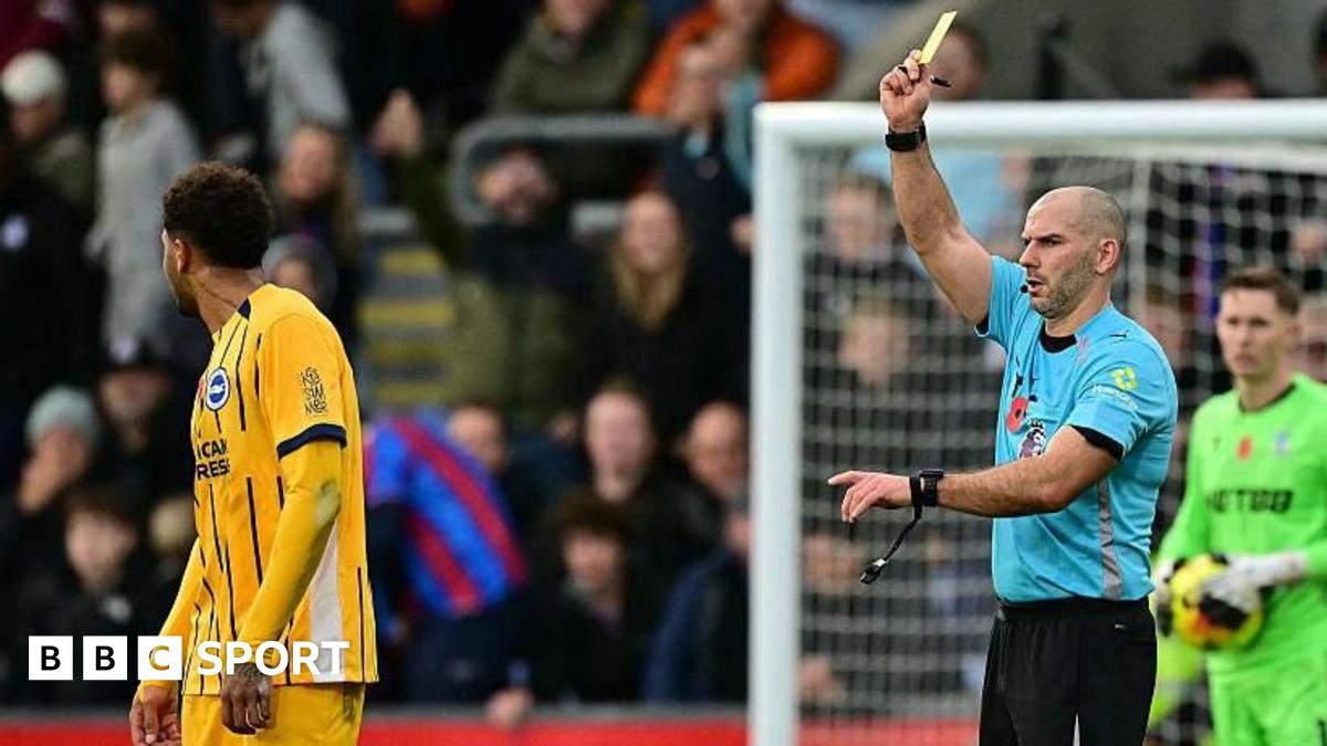 Crystal Palace 0-0 Brighton: Georginio Rutter booked for diving in ...