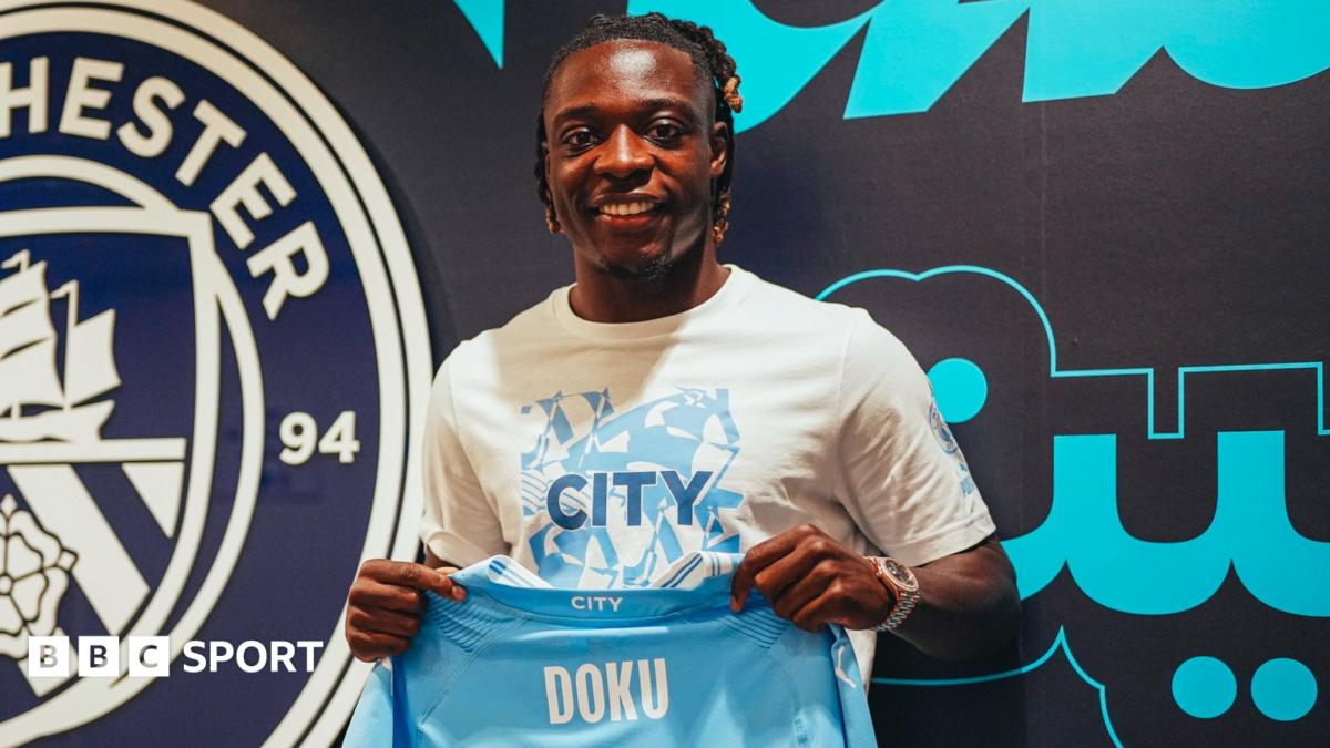 Jeremy Doku: Manchester City sign Belgium winger from Rennes for £55.4m ...