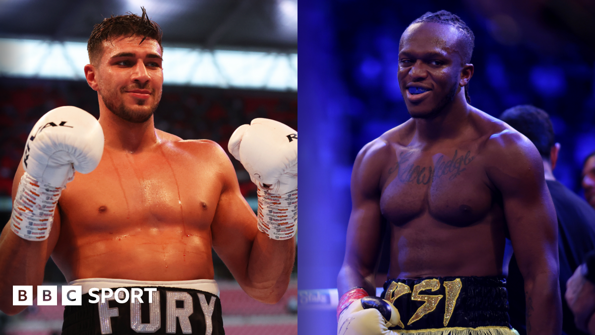 Tommy Fury v KSI: Boxer to face off against YouTuber in Manchester in ...