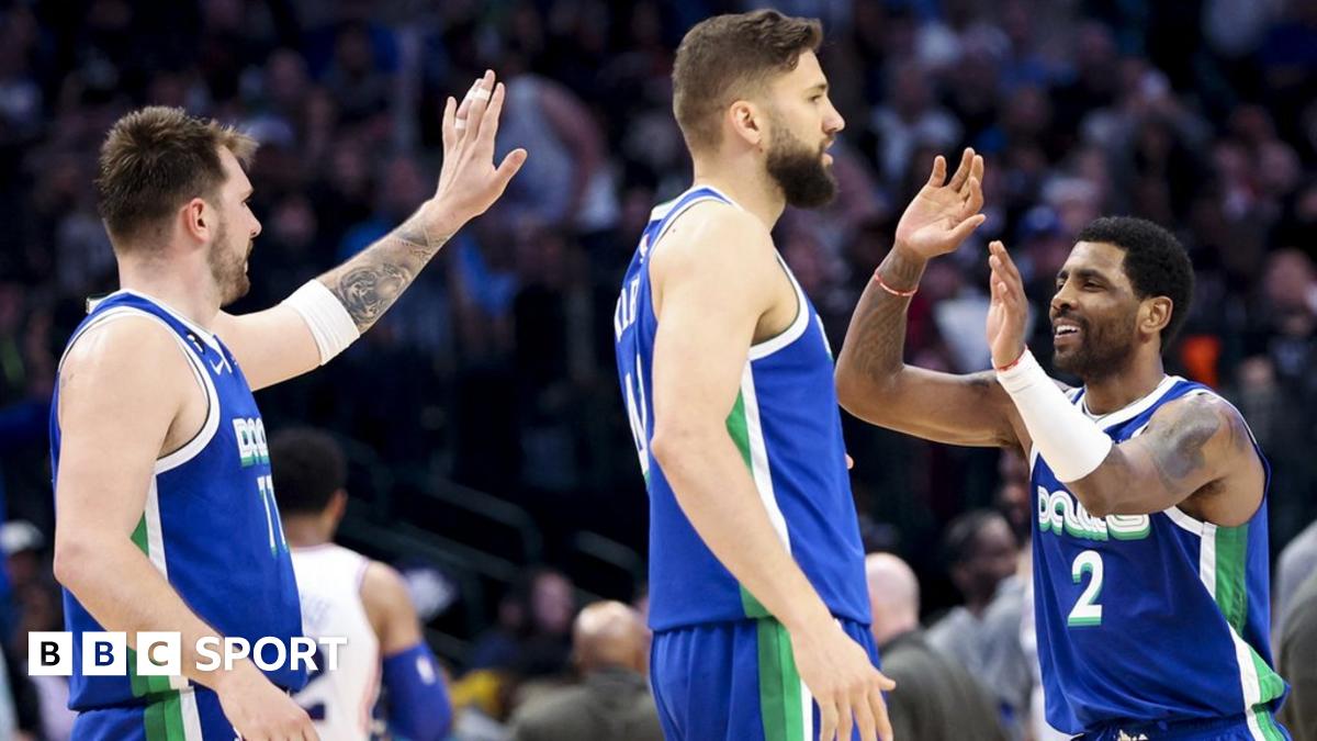 NBA: Dallas Mavericks stars Luka Doncic and Kyrie Irving combine for second win together - BBC Sport
