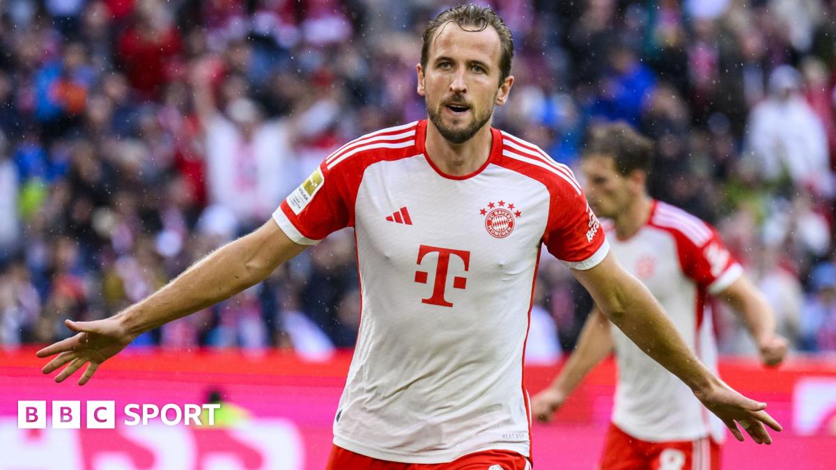 Harry Kane: England captain scores twice as Bayern Munich beat Augsburg - BBC Sport