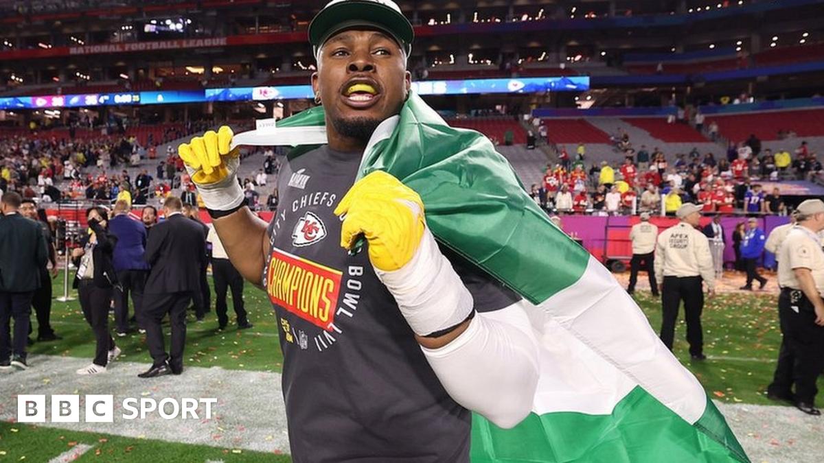 NFL: The Nigerian Super Bowl winner who was a LeBron James wannabe - BBC Sport