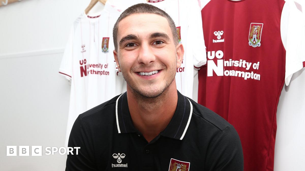 Northampton Town sign defenders Luka Racic and Cian Bolger - BBC Sport