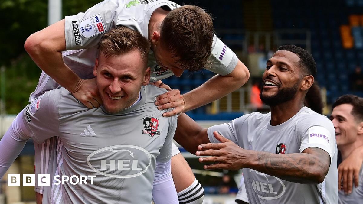 Exeter City's tough pre-season helped mentality says boss Gary Caldwell ...