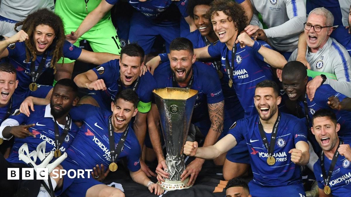 Chelsea beat Arsenal 4-1 to win Europa League final - BBC Sport