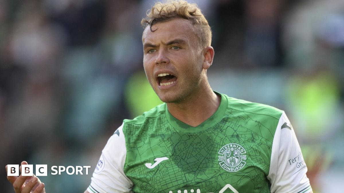 Rangers 2-1 Hibernian: Ryan Porteous sent off for 'wild tackle' says ...
