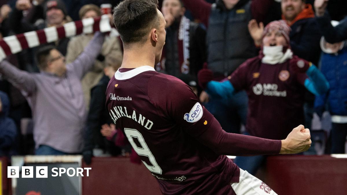 Hearts 3-0 Hibernian: Shankland double helps hosts to derby win - BBC Sport
