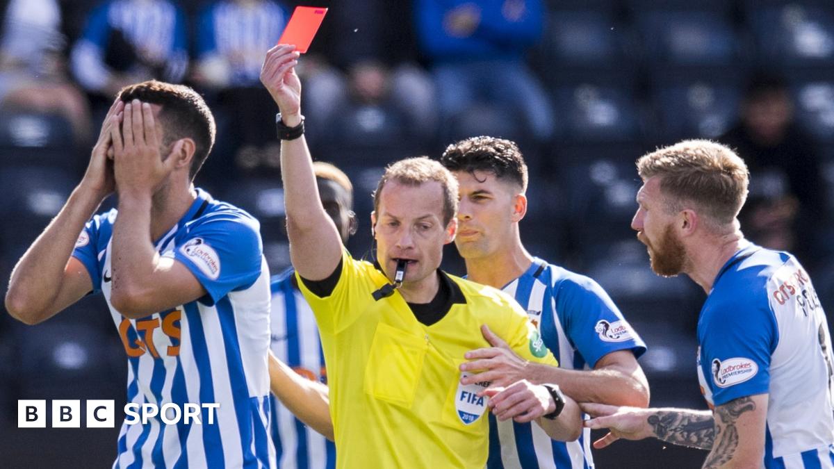 Kilmarnock to challenge Gary Dicker red as Hearts stay top after 1-0 ...