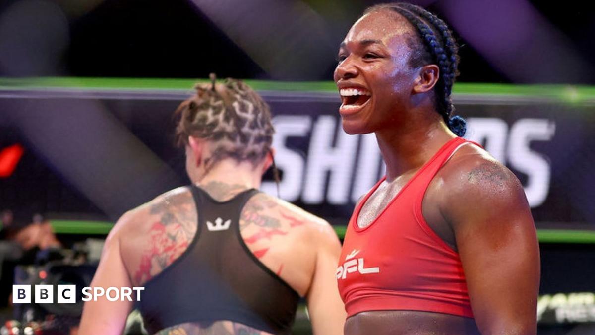 Claressa Shields: Double Olympic boxing champion wins on MMA debut ...