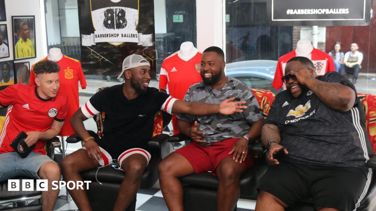 Watch: World Cup Barbershop Ballers - BBC Sport