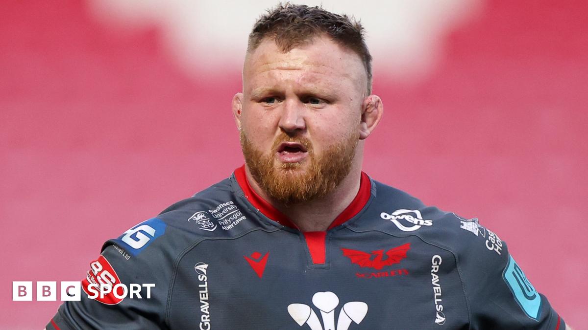 Samson Lee: Wales prop signs new Scarlets contract - BBC Sport
