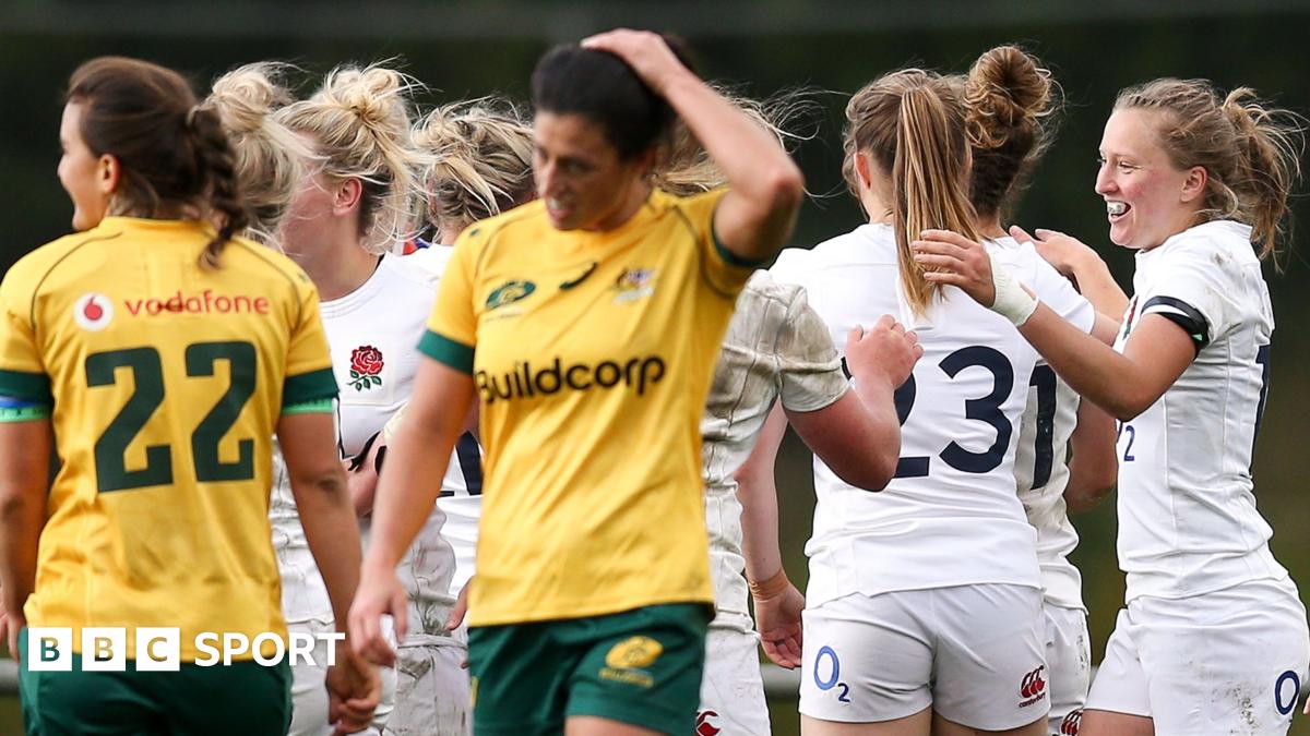 International Women's Rugby Series: England Women 53-10 Australia - BBC ...