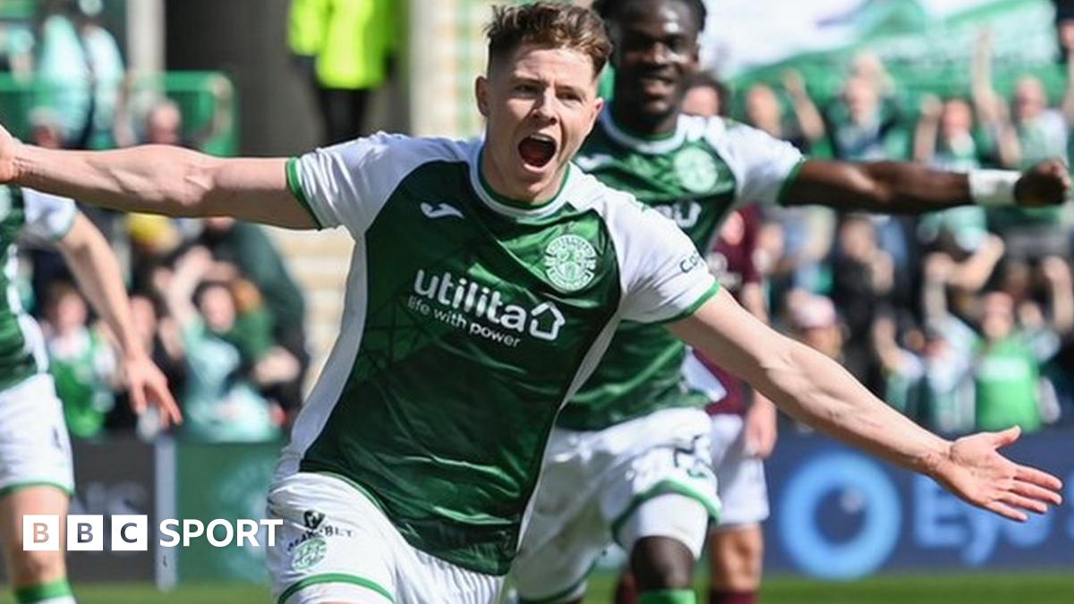 Hibernian 1-0 Heart of Midlothian: Nisbet strike ends Hearts' Edinburgh ...