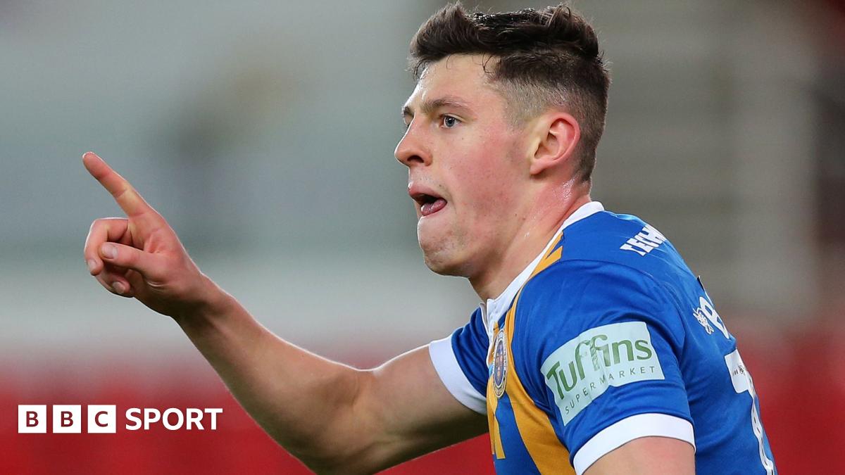 Two Shrewsbury Town goals scored with James Bolton's boots against ...