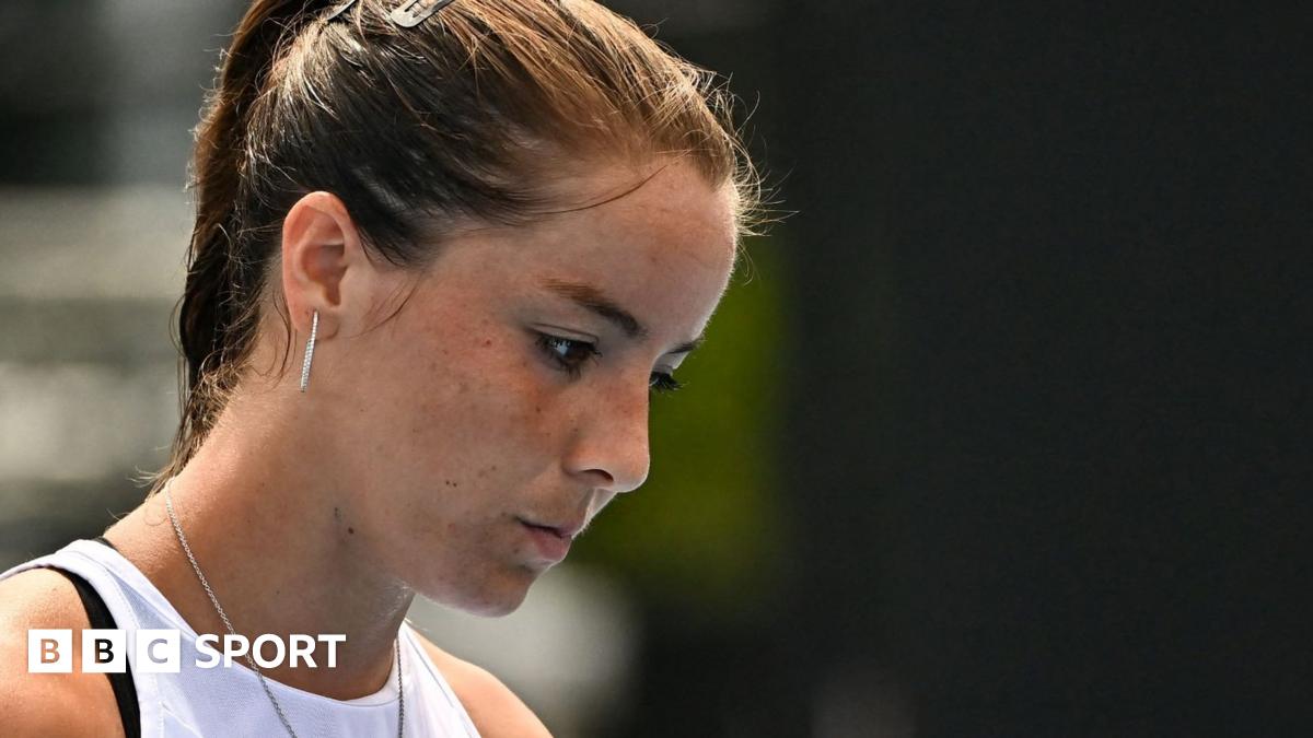 Australian Open 2024 results: Jodie Burrage loses to Tamara Korpatsch ...