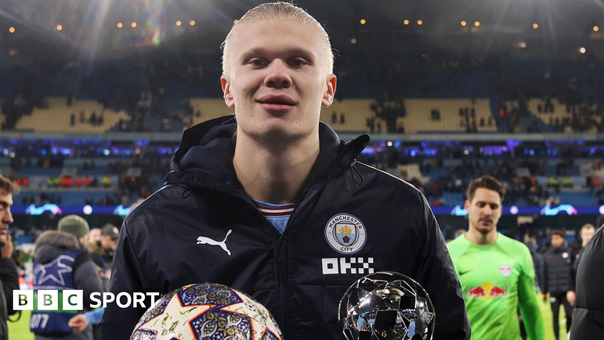 Erling Haaland: Manchester City striker breaks more Champions League ...