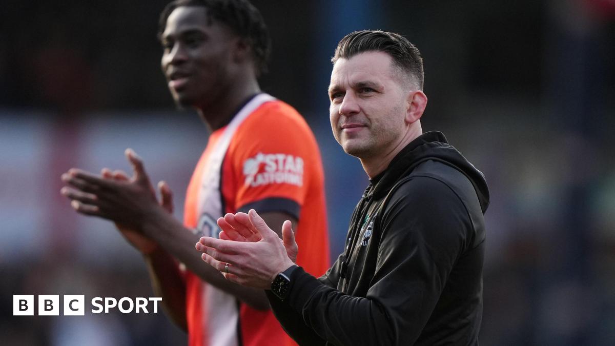 Matt Bloomfield: Luton boss said it is a 'relief' to get his first win ...