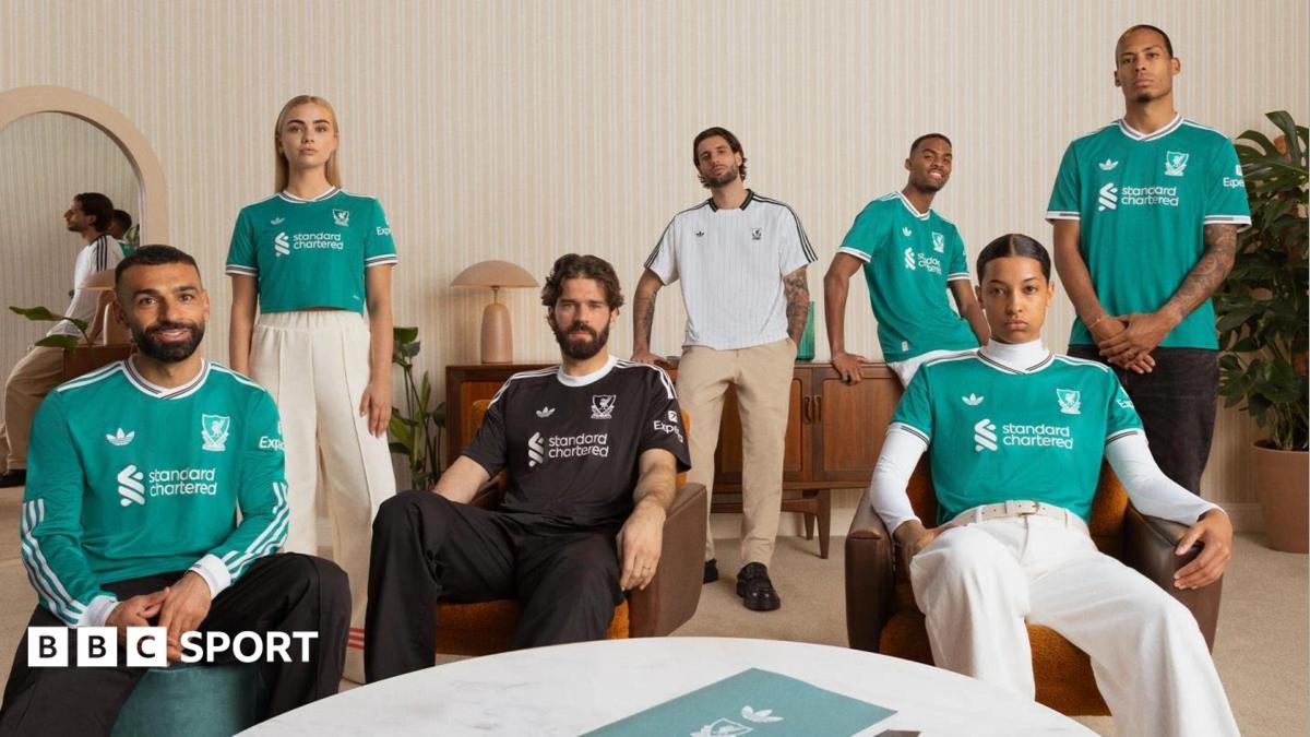 Liverpool news: Reds release new adidas green 2025-26 third kit - BBC Sport