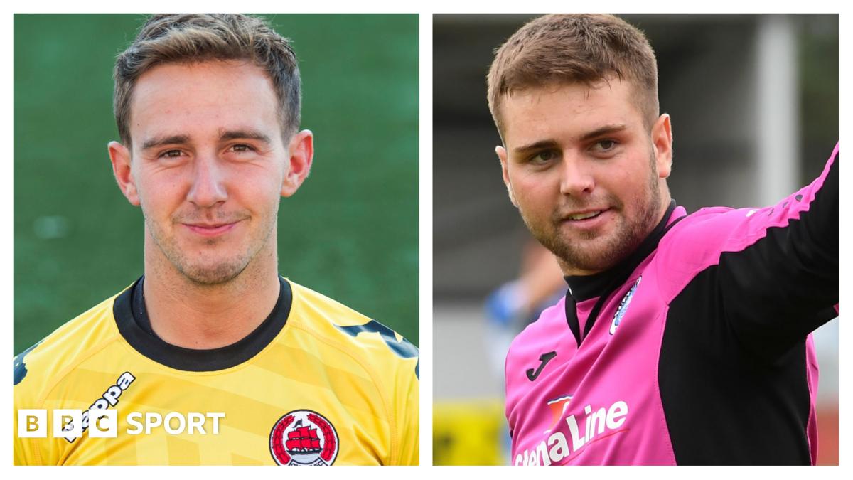 Goalkeeping brothers Blair and Max Currie sent off on same day - BBC Sport