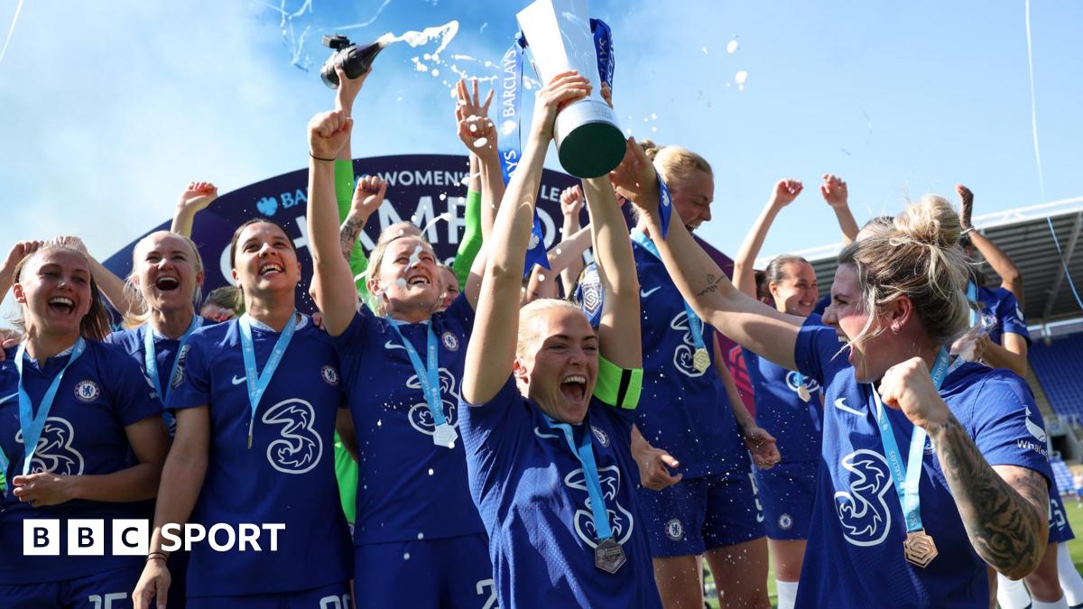 Reading 0-3 Chelsea: Chelsea win fourth successive WSL title - BBC Sport