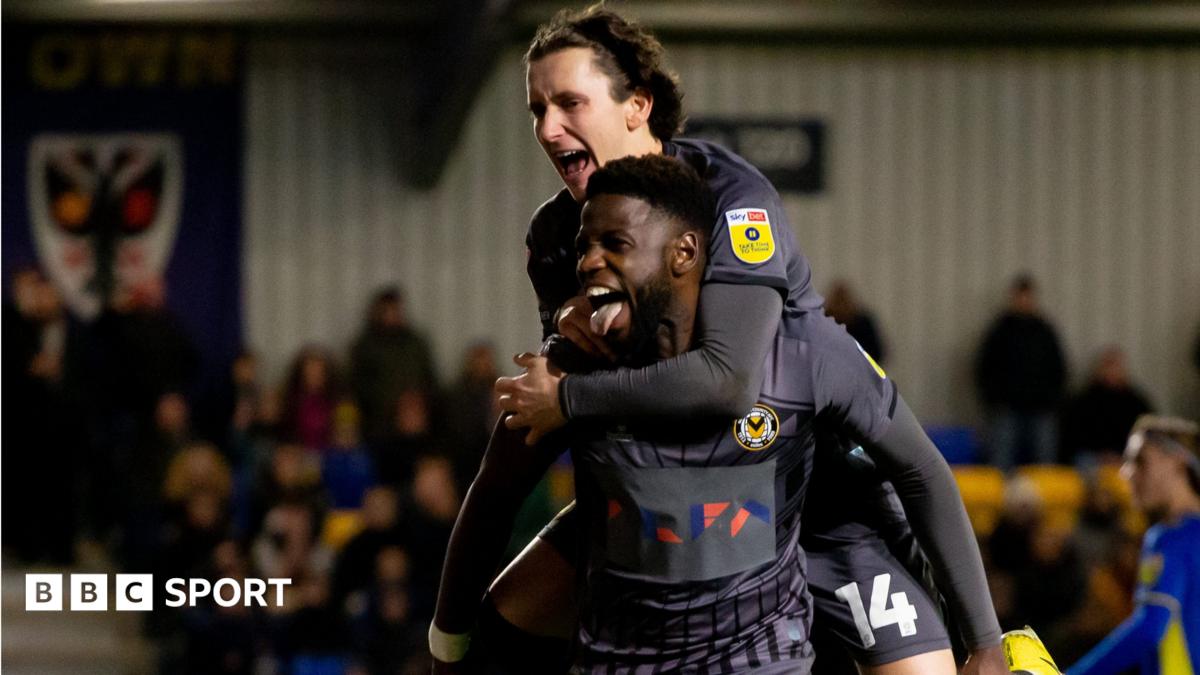 AFC Wimbledon 1-1 Newport County - Offrande Zanzala penalty rescues ...