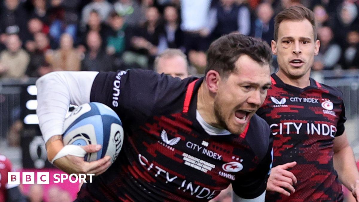 Saracens 33-22 Sale: Alex Goode stars as Sarries maintain winning run ...