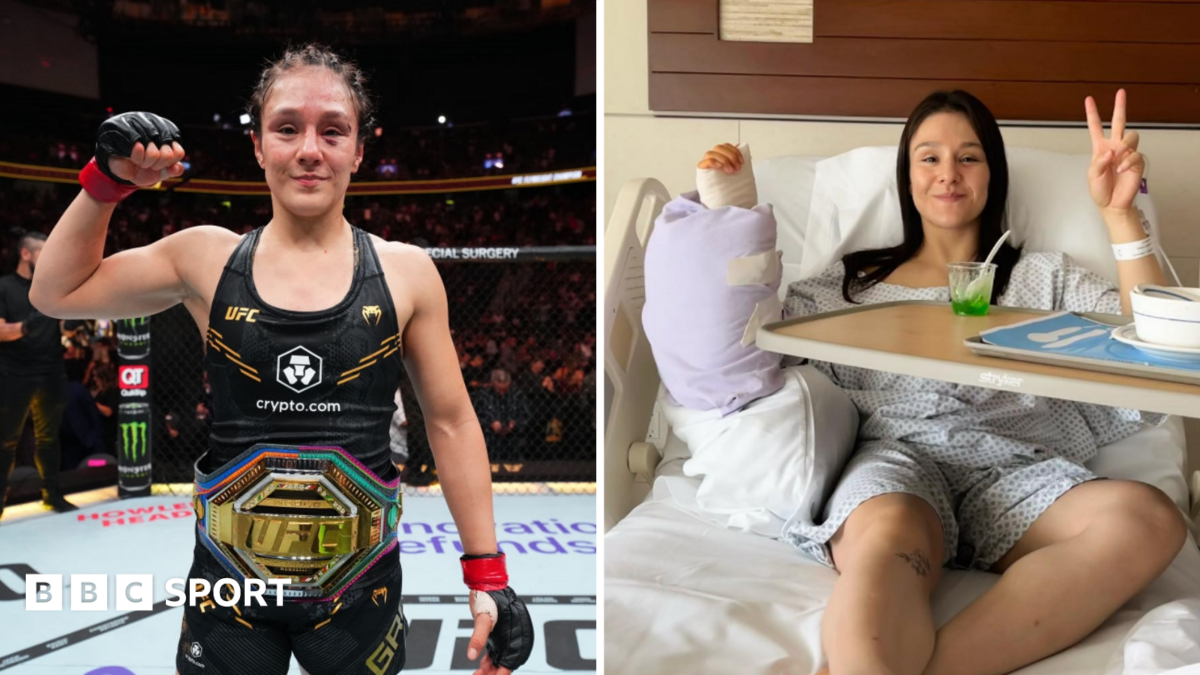 UFC: Flyweight champion Alexa Grasso broke hand in rematch against ...