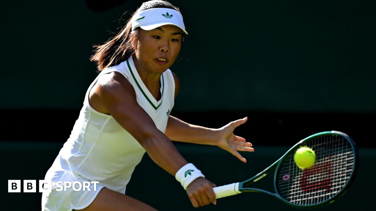 Mimi Xu 'loved' Wimbledon debut despite loss to Emma Raducanu - BBC Sport