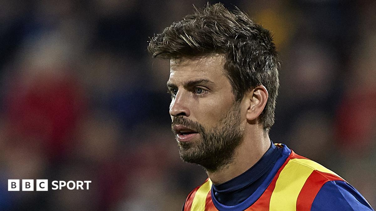 Gerard Pique plays for Catalonia in friendly against Venezuela - BBC Sport