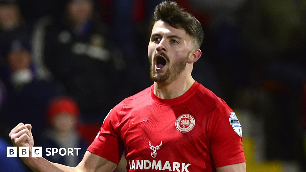 Lee Bonis: Larne striker 'thinking smart' as he brushes off pressure to ...