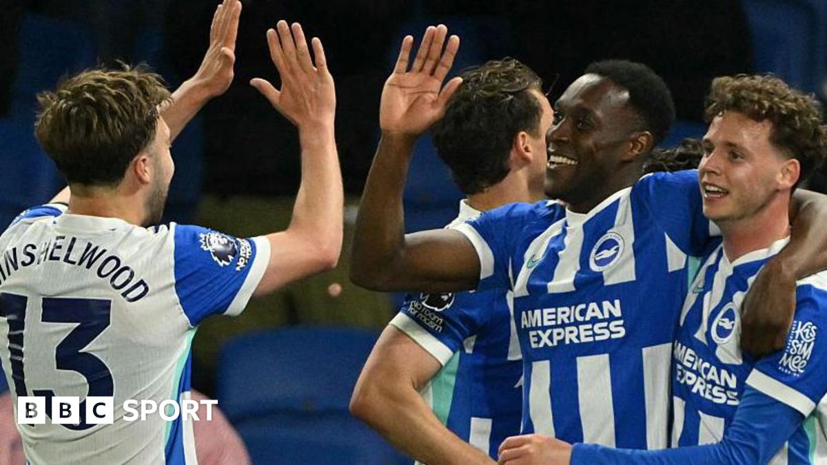 Brighton 3-0 Chelsea: Blues lose five league matches in row without ...