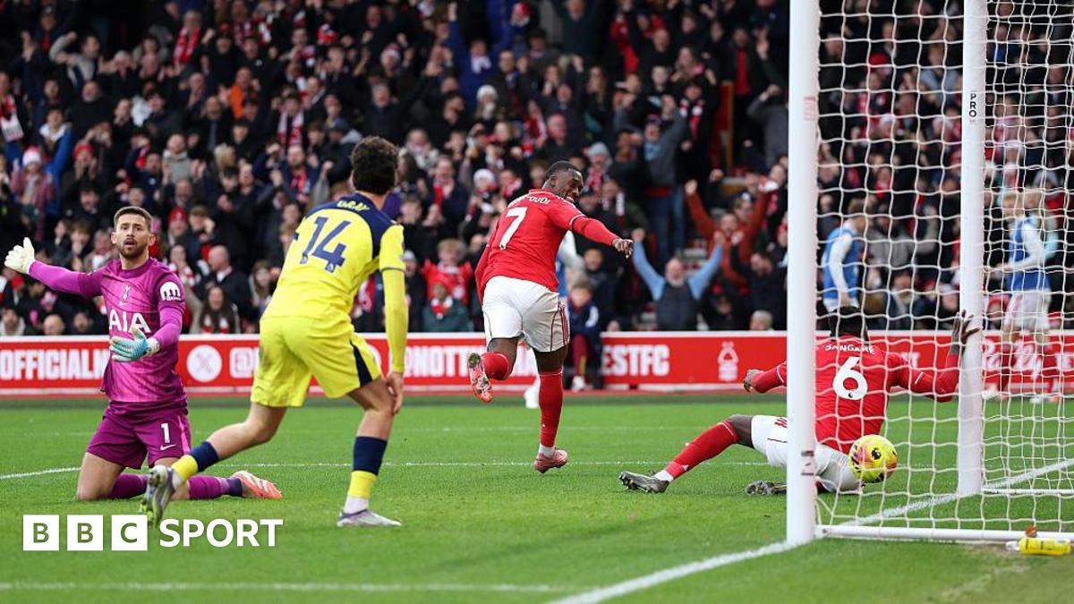 Nottingham Forest 3-0 Tottenham: Guglielmo Vicario errors hand Callum ...