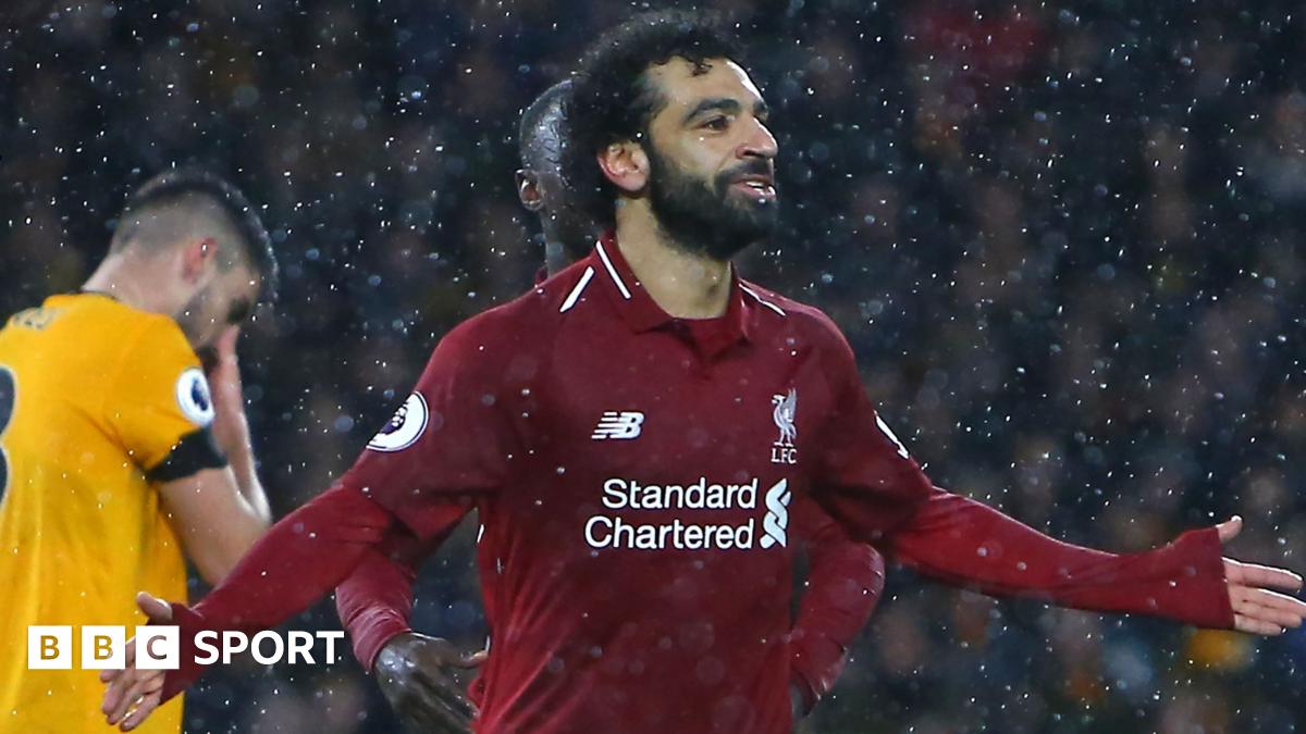 Wolves 0-2 Liverpool: Mohamed Salah helps Reds go four points clear ...
