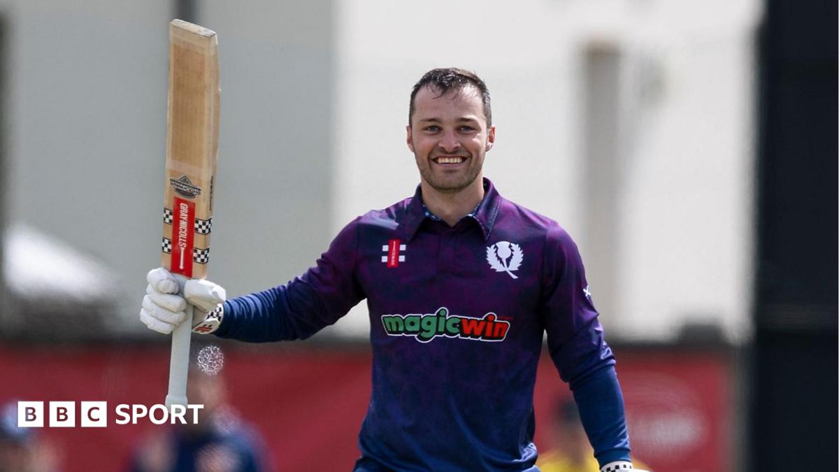 Scotland v Namibia: Michael English hits debut century in 138-run win ...