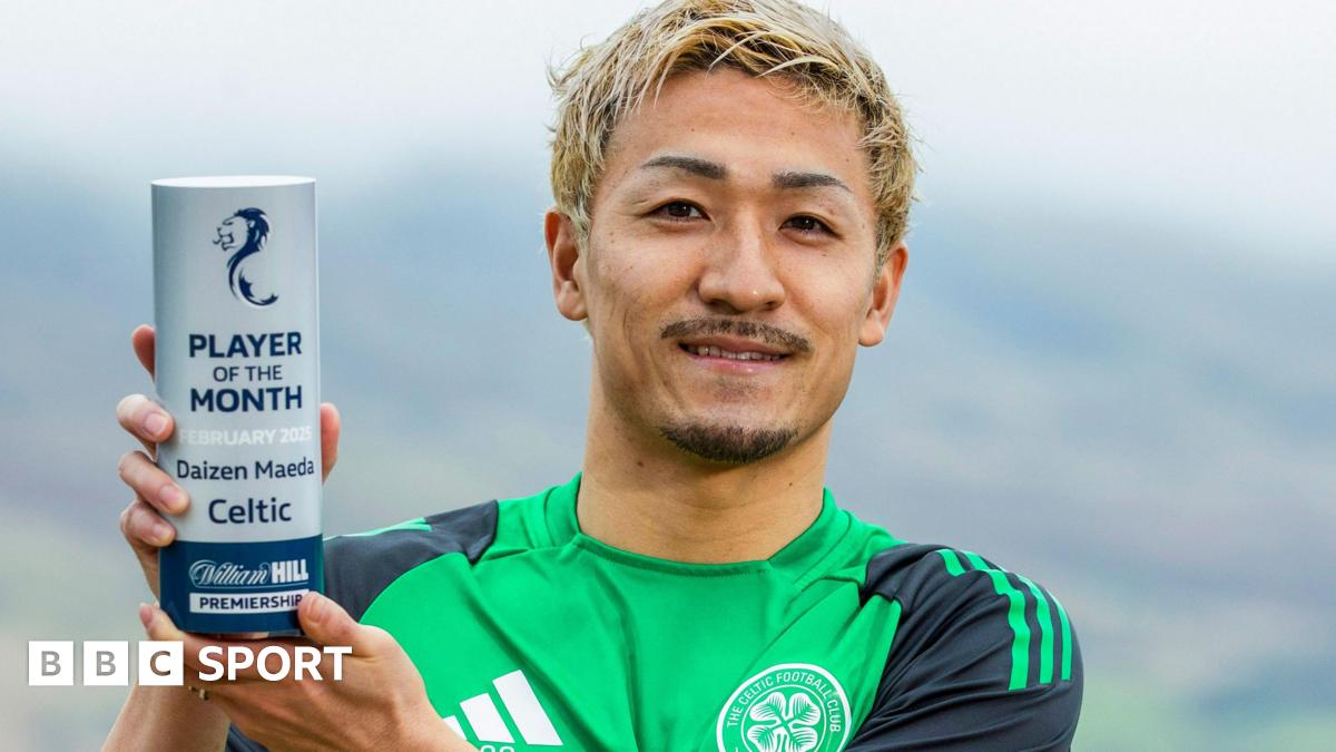 Celtic's Daizen Maeda wins Scottish Premiership player of month award ...