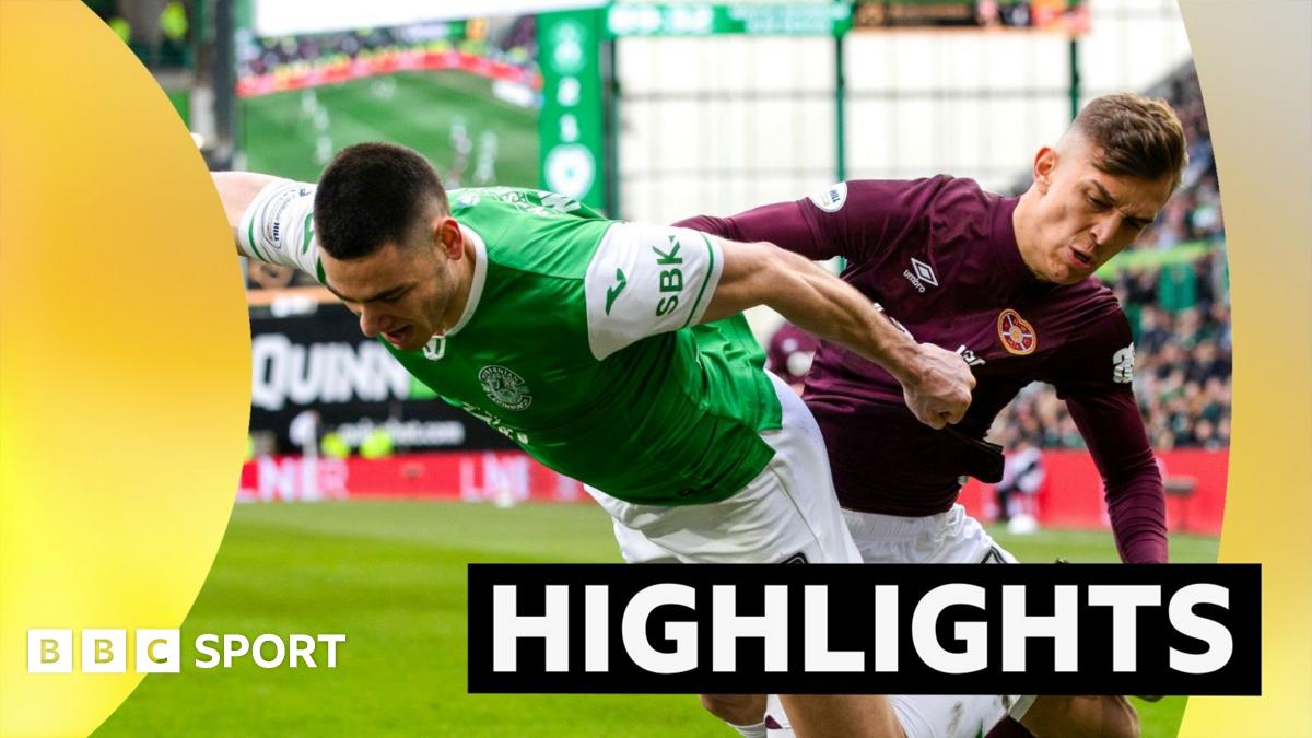 Highlights: Hibs 2-1 Hearts - BBC Sport