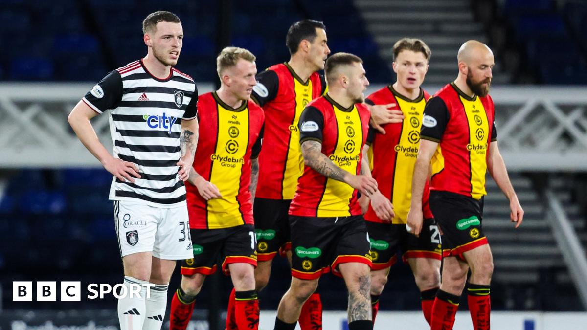 Queen's Park 0-2 Partick Thistle - Visitors take charge of Championship play-off race - BBC Sport