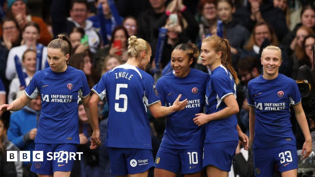 WSL: Relive Chelsea's 5-1 win against Liverpool as Lauren James scores ...