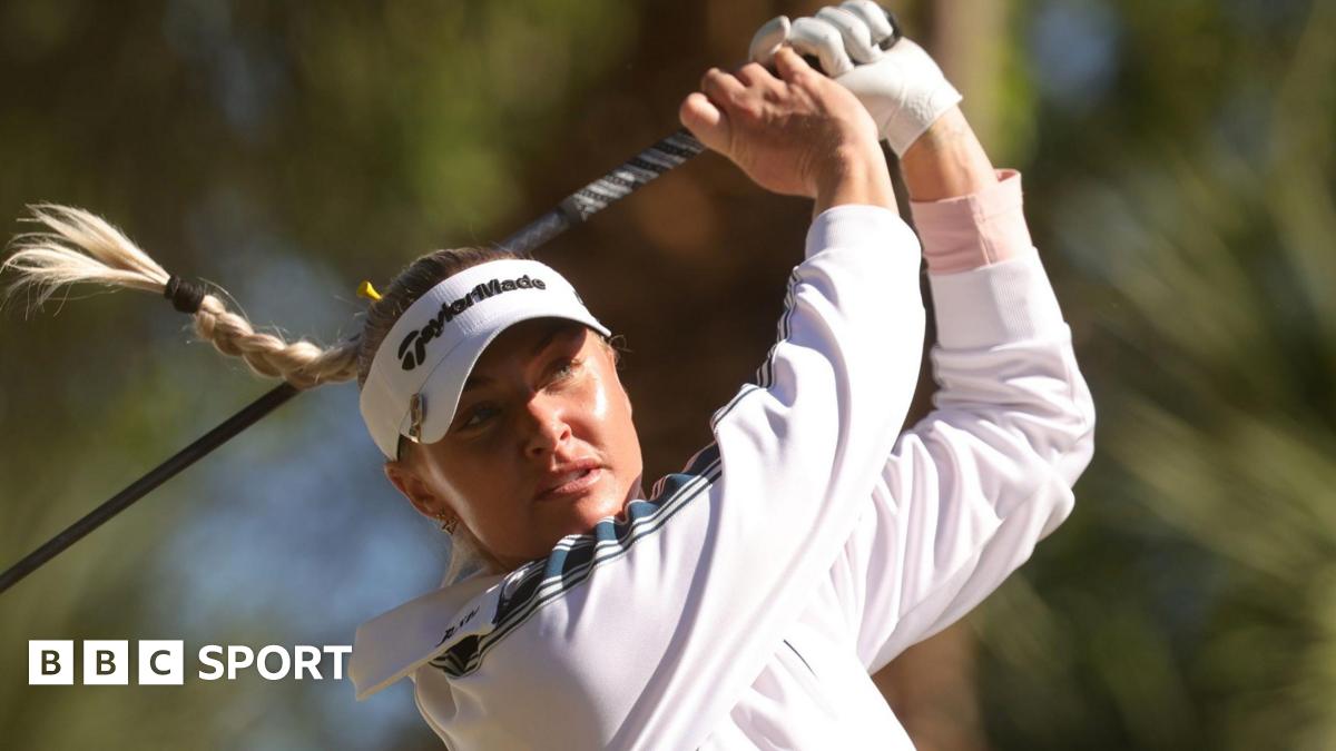 England's Charley Hull four shots off lead after third round at LPGA finale - BBC Sport
