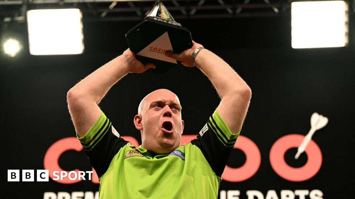 Premier League darts: Michael van Gerwen beats Gerwyn Price 11-5 to win his seventh title - BBC ...