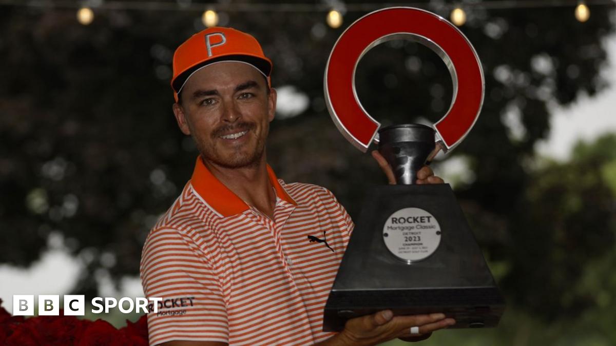 Rickie Fowler wins Rocket Mortgage Classic play-off for first PGA Tour ...
