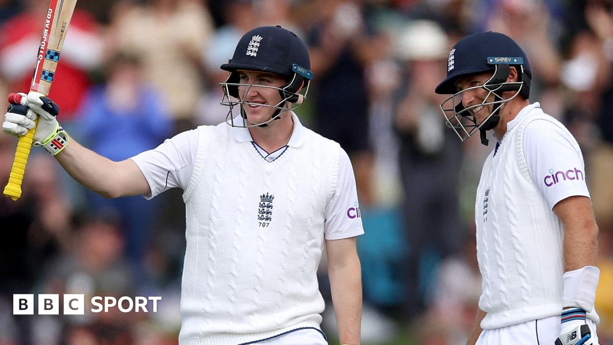 New Zealand vs England: Harry Brook hits sublime 184 to put tourists in control - BBC Sport