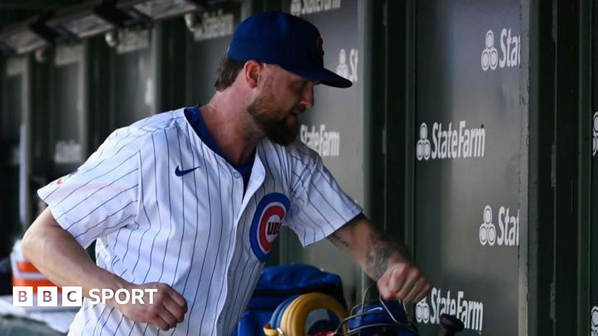 Baseball: Chicago Cubs pitcher Colten Brewer suffers broken hand after punching dugout - BBC Sport