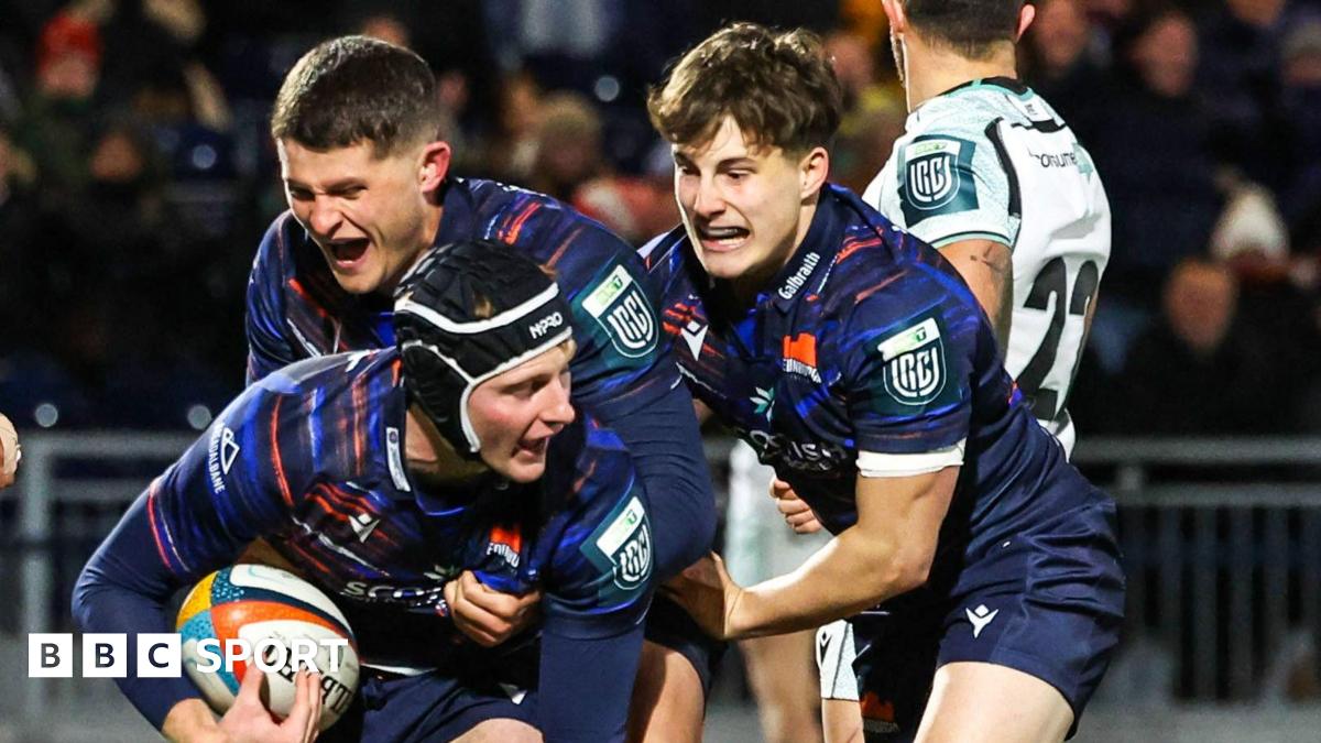 Edinburgh edge out Ospreys 19-17 for third URC win - BBC Sport