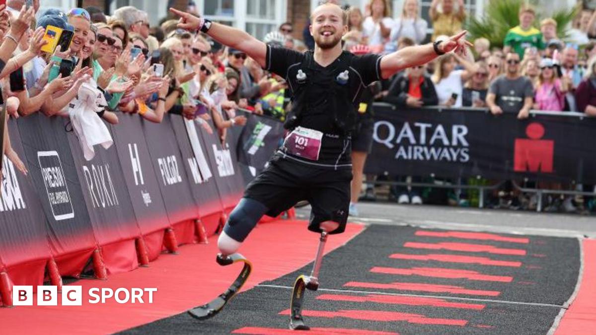 Double amputee Billy Monger prepares for Ironman World Championship ...